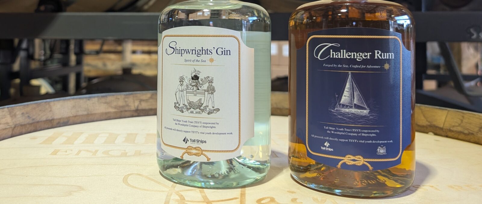 Shipwrights' Gin and Challenger Rum Fundraising Campaign - Tall Ships ...